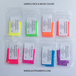 Sample Pack 8 Neon Colors – Just Pigments