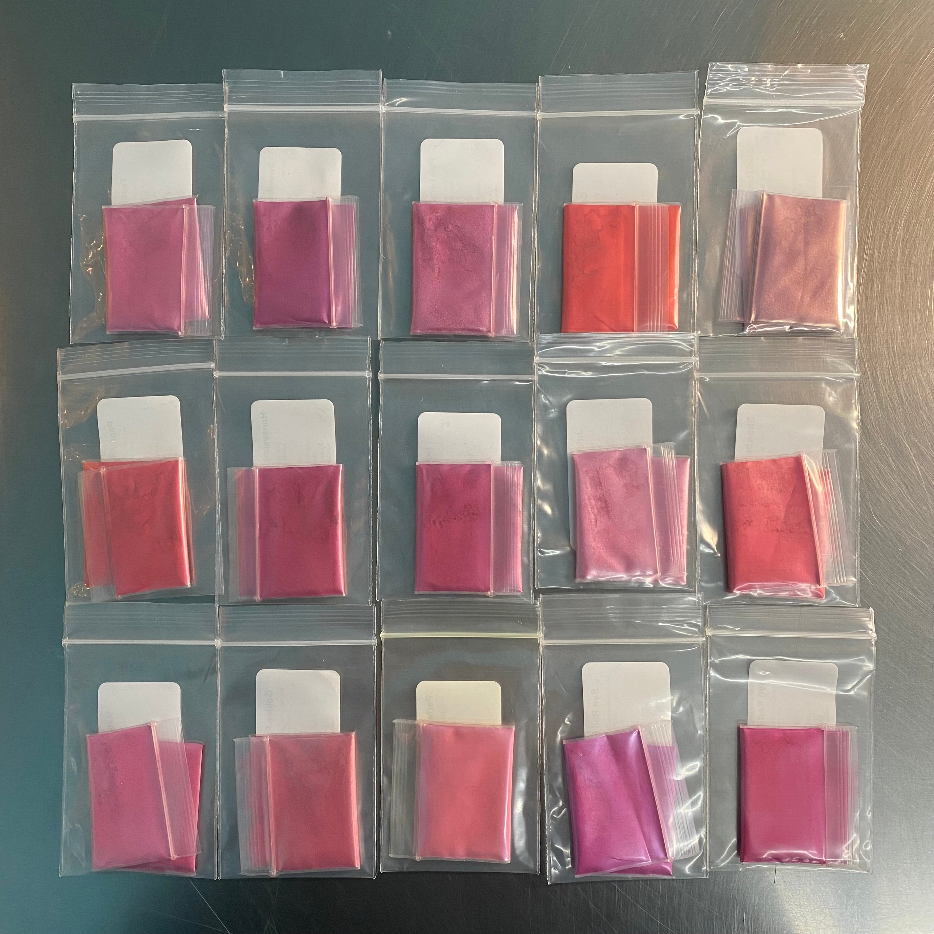 Sample Pack 15 Pink Colors – Just Pigments
