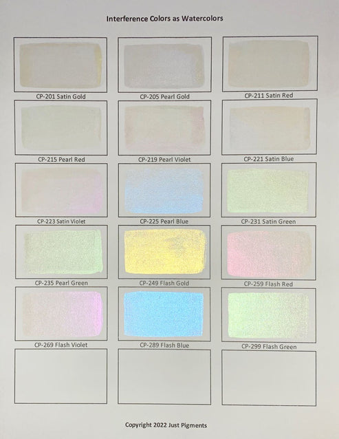 Sample Pack 20 Interference Colors – Just Pigments